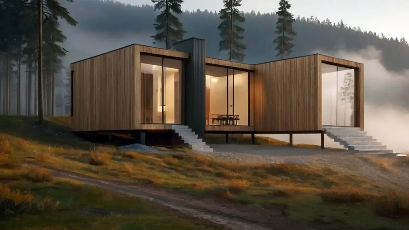 Minimal Forest House - Sketchup Free Models