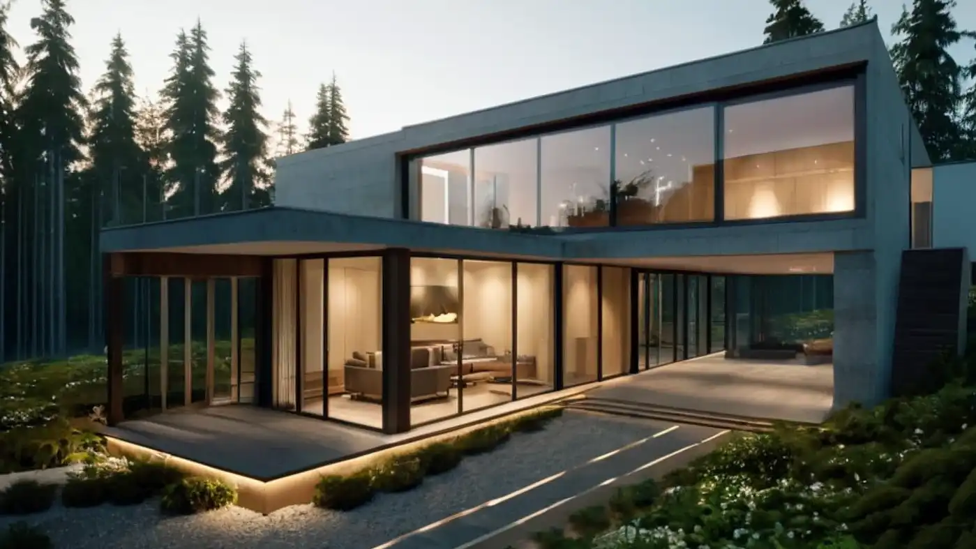 Modern Forest House - Sketchup Free Models